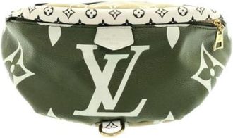 Louis Vuitton unisex, Pre-owned, Vert, Taille: ONE Size Sac Banane en Toile Pre-owned