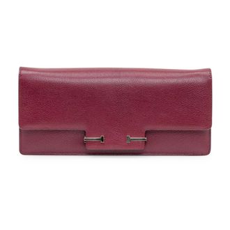 Tom Ford Femme, Sacs, Rouge, Taille: ONE Size Sac bandouli&egrave;re Aube E/W en cuir grain&eacute; souple