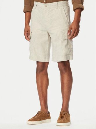 HUGO BOSS Stoffshorts Sisla 50559366 Hellgrau Relaxed Fit
