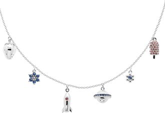 PD Paola Halsketten - 925er Sterlingsilber Halskette - Gr. unisize - in Silber - für Damen