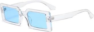 Generic Lunettes De Soleil Tendance &Agrave; Monture Carr&eacute;e Fine For Femmes, Lunettes De Soleil Polaris&eacute;es For La Conduite Et Le Sport For Hommes(Blue)