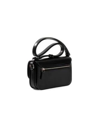 Guess Sculptural Clasp Crossbody Bag - Black