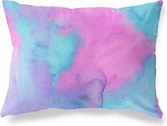 Bonamaison Le Jardin du Lin Kissen Zierkissenbezug Aquarell Thema Kissenbezug, Weich Bequem, Für Zuhause Autos Büro Sofa Wohnzimmer Couch Schlafzimmer Dekor, 35x