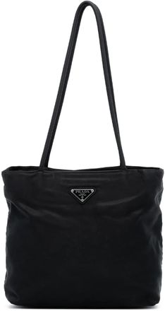 Prada Shopper - Tessuto Tote - Gr. unisize - in Schwarz - f&uuml;r Damen
