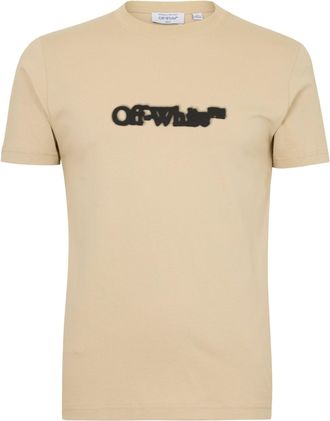 Off-white Off White - T-Shirt f&uuml;r Herren, Regul&auml;r (Braun/Schwarz)