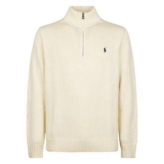 Polo Ralph Lauren Homme, Pulls, Beige, Taille: M Wool-Cashmere Turtleneck Sweater