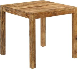 Nova Table de salle &agrave; manger Bois de manguier massif 82x80x76