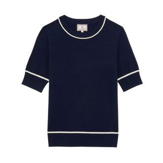 Ines De La Fressange Damen, Strickwaren, Blau, XSGr&ouml;&szlig;e