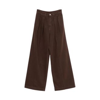Nine In The Morning Giordana Wide Jeans - - Jeans - Damen - Braun - W26