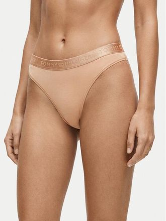 Tommy Hilfiger Stringtanga UW0UW06260 Beige