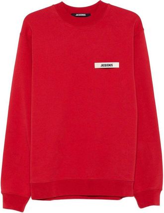 Jacquemus Rundhalspullover - Rot