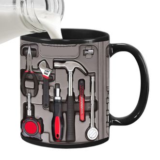 Generico Mechanische Kaffeetasse, Keramikbecher, 350 ml, Werkstatthumor, langlebige und neuartige Tasse f&uuml;r Garage, B&uuml;ro, Morgenpause, Entspannung, Reisen, K&uuml;c