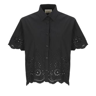 Saint Barth Damen, Blusen & Hemden, Schwarzk, SGr&ouml;&szlig;e
