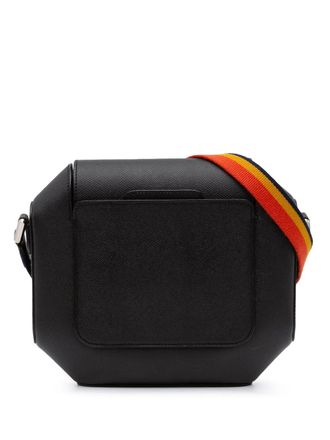 Hermès sac à bandoulière Octogone 23 en cuir Epsom (2016) - Noir