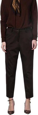 Mason's Pantalon O Shape New York - Femme - Pantalons - Brun - Taille: 40 FR
