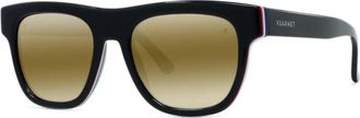Vuarnet Klassische quadratische Sonnenbrille Schwarz Skilynx - - Accessories - unisex - Schwarzk - 53 MM