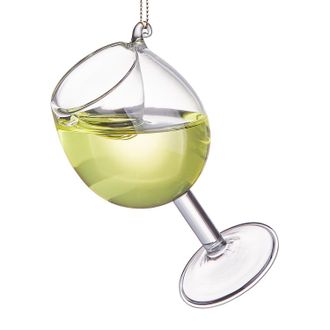 Butlers Weihnachtskugel Wei&szlig;weinglas Hang ON | Christbaumkugel Glas, Weihnachtsbaumschmuck lustig, kreative Baumschmuck f&uuml;r Weihnachten, Weihnachtsdeko f&uuml;r Gi