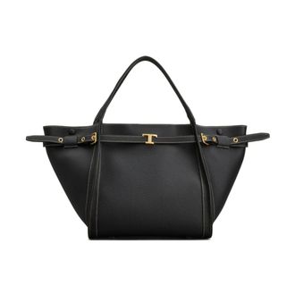 Tod's T Timeless Kleine Ledertasche - - Bags - Damen - Schwarzk - ONE SIZE