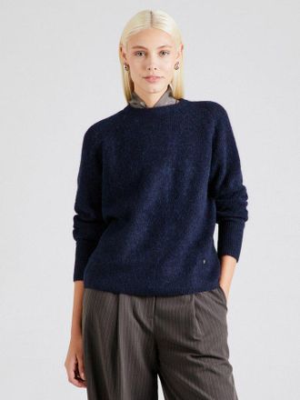 Mos Mosh Rundhalspullover (1-tlg) Lochmuster