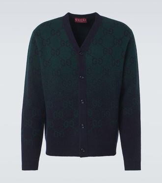 Gucci Cardigan GG en jacquard de laine