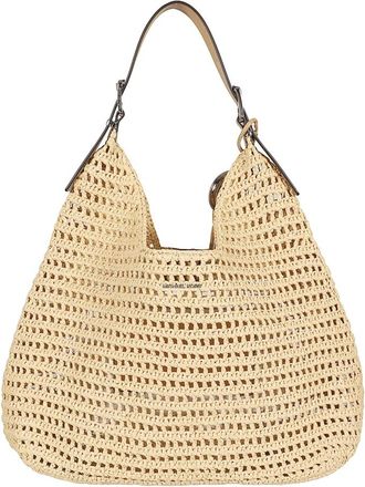 Michael Kors Femme, Sacs, Brun, Taille: ONE Size Nolita Large Crocheted Hobo