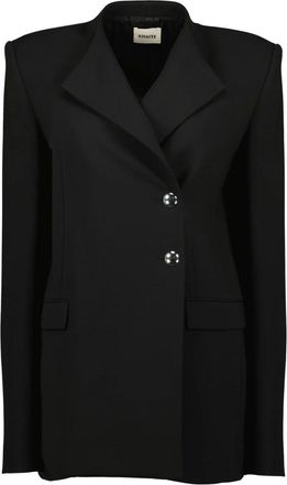 Khaite Femme, Vestes, Noir, Taille: 38 FR Elona Blazer
