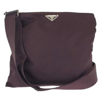 Prada Pre-owned Tessuto Nylon Schultertasche - - Pre-owned - Damen - Rot - ONE SIZE