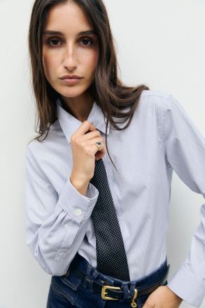 Gerard Darel Chemise en popeline ray&eacute;e - LYLA - Nuage