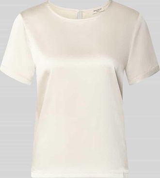 Max Mara Regular Fit T-Shirt aus Satin Modell GILBERT