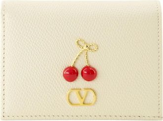 Valentino Garavani Femme, Accessoires, Beige, Taille: ONE Size Cherryfic Wallet