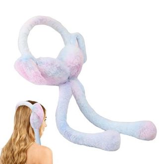 Generic Cache-oreilles pelucheux en forme de lapin - Cache-oreilles mignons | Pour filles, petites amies, fans de sport, skieurs, snowboarders, coureurs, marc