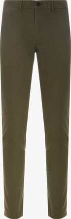 Tommy Hilfiger Pantalon chino droit en coton m&eacute;lang&eacute;