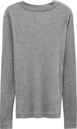 someday Damen Langarmshirt | Jerseyshirt KEJANDRA Slim aus Tencel Good Grey, 40