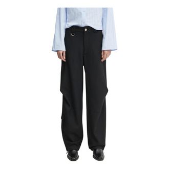 Won Hundred Pantalon large - Femme - Pantalons - Noir - Taille: 40 FR