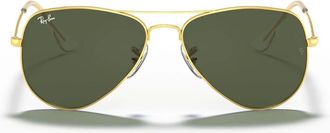 Ray-Ban unisex, Accessoires, Jaune, Taille: 52 MM Aviator Extra Small