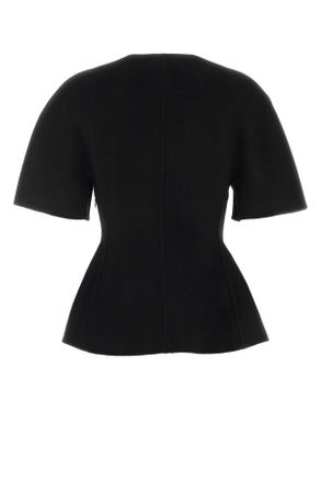 Lisa Yang Neck Top - Black