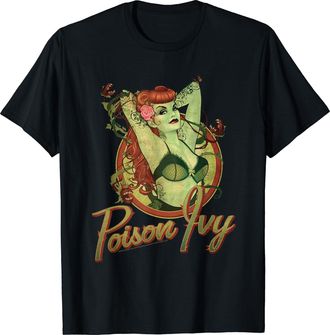 DC Comics Justice League Bombshell Poison Ivy Badge T-Shirt