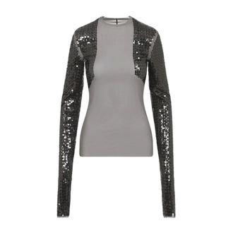 Rick Owens Femme, Tops, Gris, Taille: 38 FR Dennis T-shirt