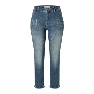 M.A.C Gr&uuml;ne Destroyed Wash Slim-Fit Jeans - - Jeans - Damen - Blau - S