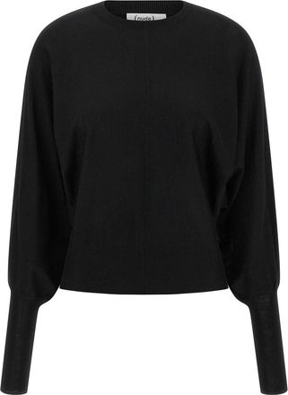 Nude Rundhalspullover - Schwarz