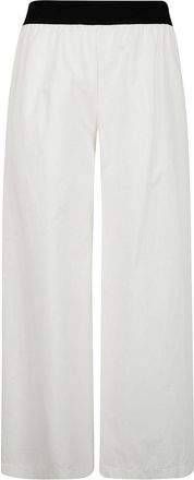 Maria Calderara Casual Hose - Wei&szlig;