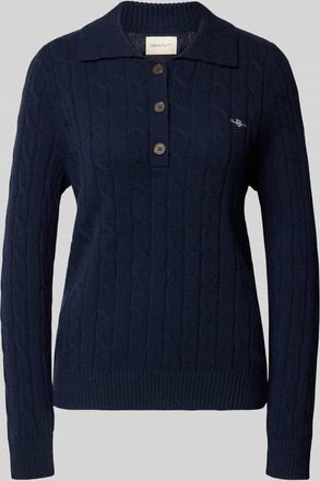 GANT Pullover aus Wolle mit Polokragen