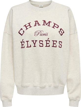 Jacqueline de Yong Jdymesa L/S O-Neck Emb Sweat JRS Noos