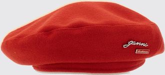 Ganni Chapeau Femme couleur Rouge