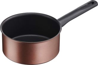 T-fal G10828 Resource Kasserolle | 16 cm | Titanpartikeln | Antihaft-Oberfl&auml;che | f&uuml;r alle Herdarten geeignet, auch Induktion | gesundes Kochen | braun
