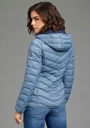 Kangaroos Steppjacke mit kontrastfarbenen Details &Uuml;bergangsjacken