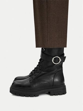 U.S.Polo Association Schn&uuml;rstiefeletten EO-SVETA002W/GY1 Schwarz