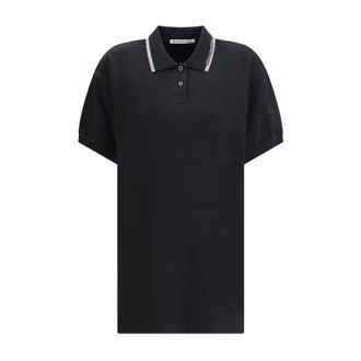 Alexander Wang Mini-Kleid mit Polo-Kragen - - Dresses - Damen - Schwarzk - XS