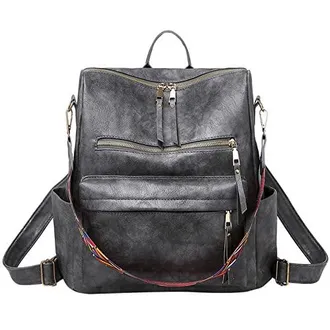 Generic Sac &agrave; dos tendance en cuir pour femme, grand sac &agrave; dos de designer pour voyage, sac &agrave; bandouli&egrave;re pour femme, sac &agrave; dos &agrave; bandouli&egrave;re pour homme, tail