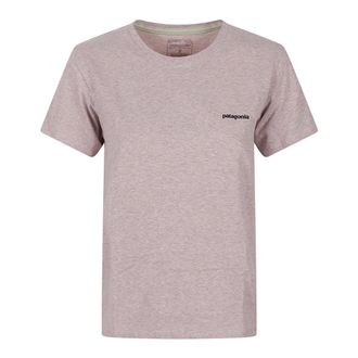 Patagonia P-6 Logo Responsibili-Tee - - Sport - Damen - Lila - M